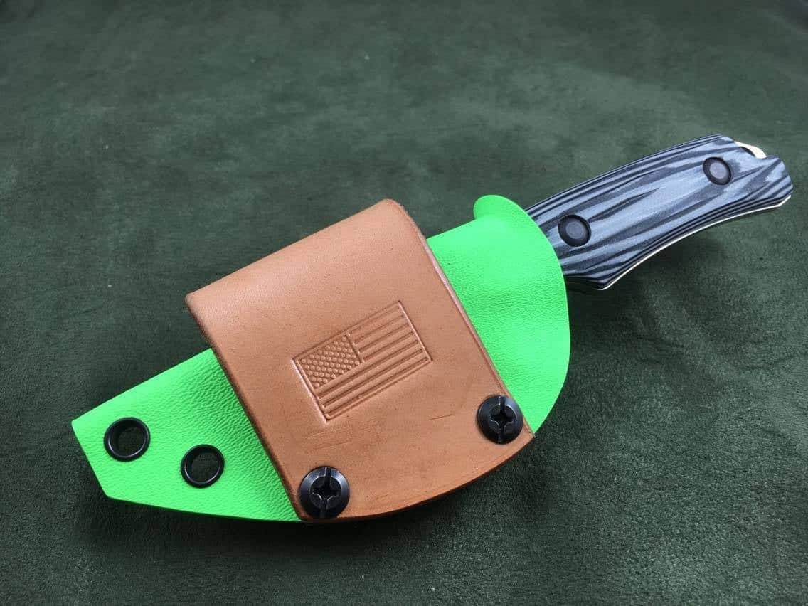 Scout Style Kydex Sheath for Benchmade Hidden Canyon Hunter - Grommet's ...