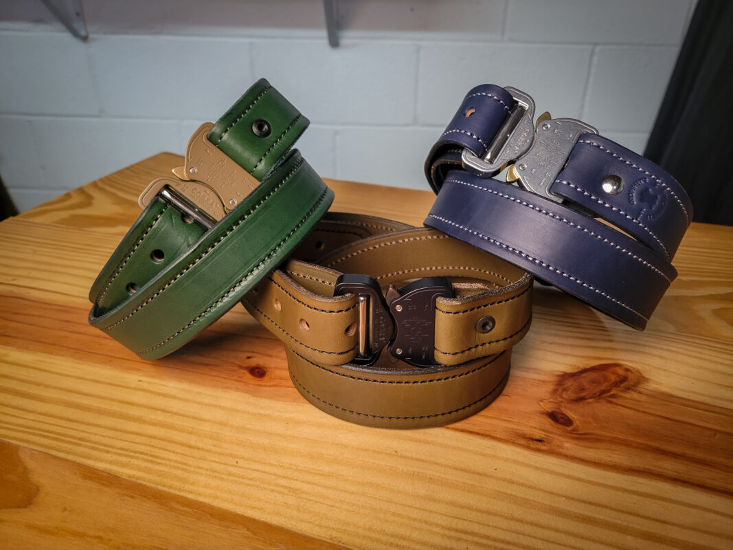 The “Operator” Belt With COBRA Buckle – Grommet's Leathercraft