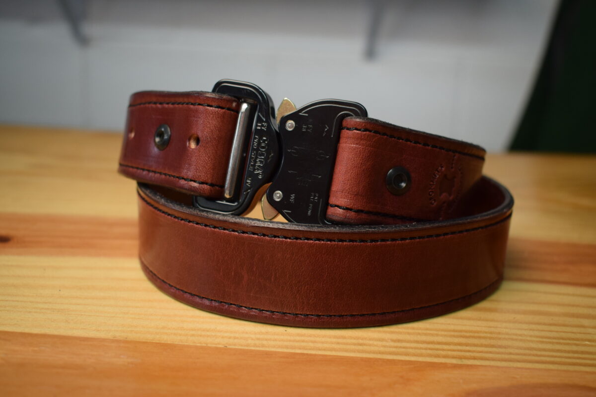 The “Operator” Belt With COBRA Buckle – Grommet's Leathercraft