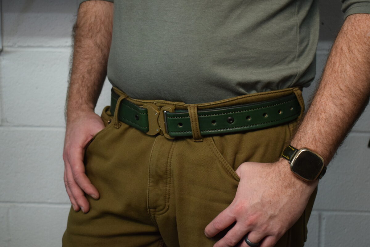 The “Operator” Belt With COBRA Buckle – Grommet's Leathercraft
