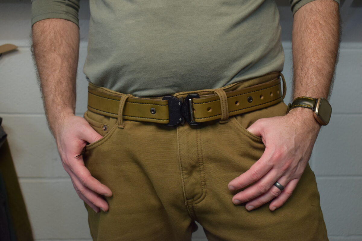 The “Operator” Belt With COBRA Buckle – Grommet's Leathercraft
