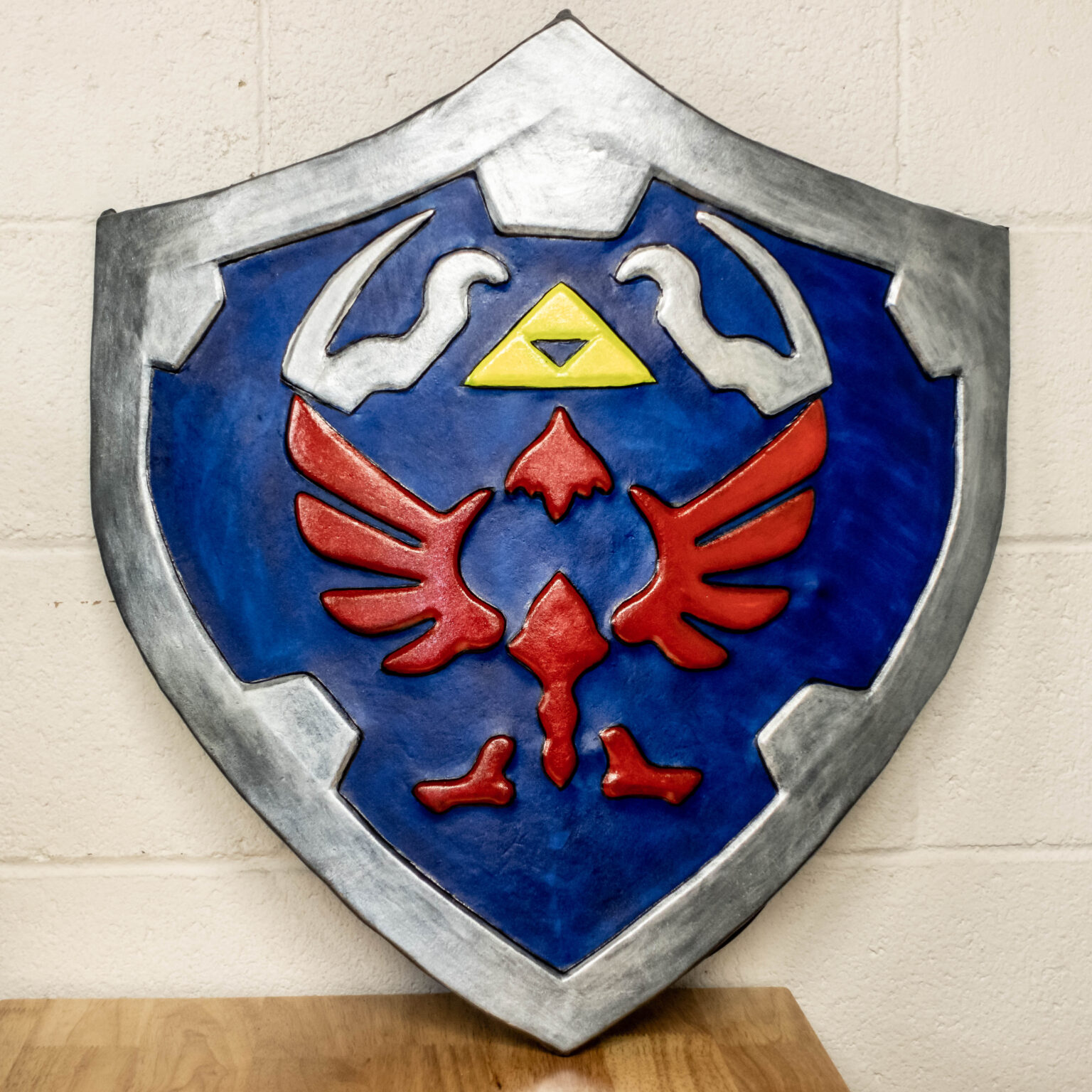 Wood and Leather Hylian Shield – Grommet's Leathercraft