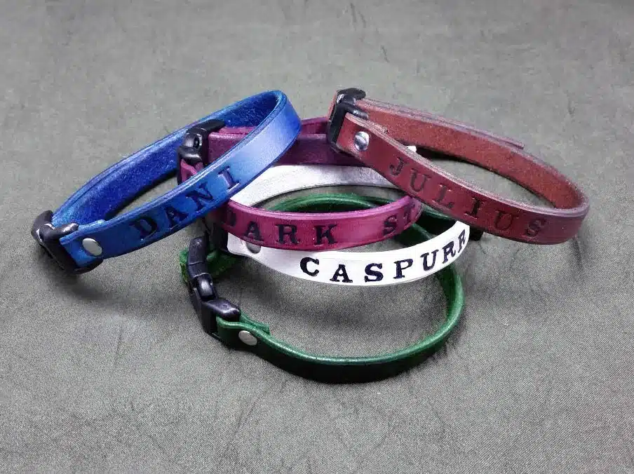 Leather Cat Collar – Grommet's Leathercraft