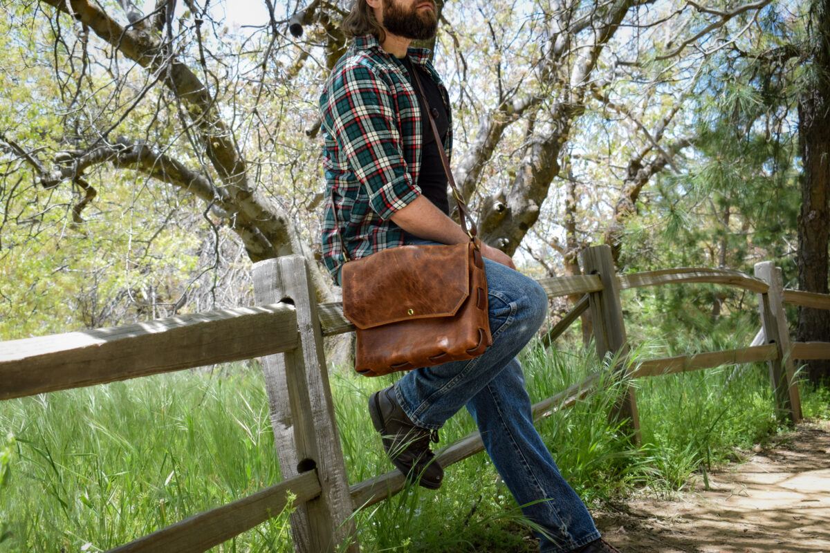 The “Adventure” Bison Leather Satchel – Grommet's Leathercraft
