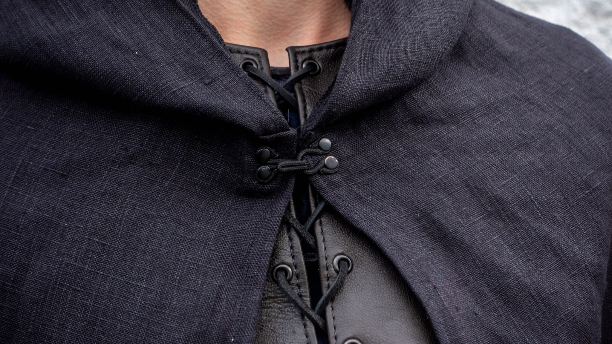 Linen Hooded Cloak – Grommet's Leathercraft