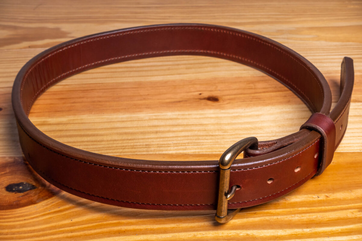 Double Layer Duty Belt – Grommet's Leathercraft