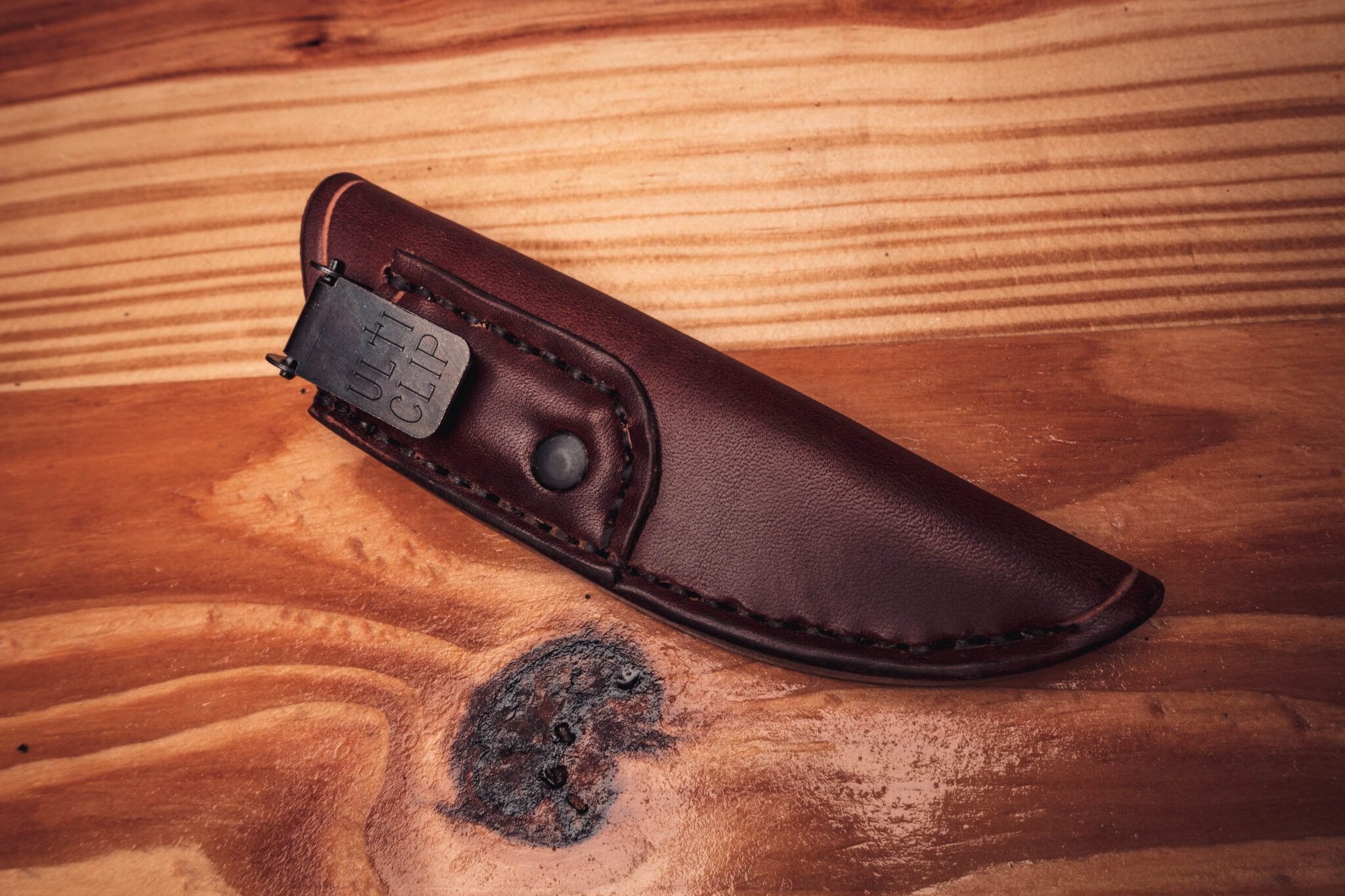 Leather Pocket Sheath for the Benchmade Hidden Canyon Hunter – Grommet ...
