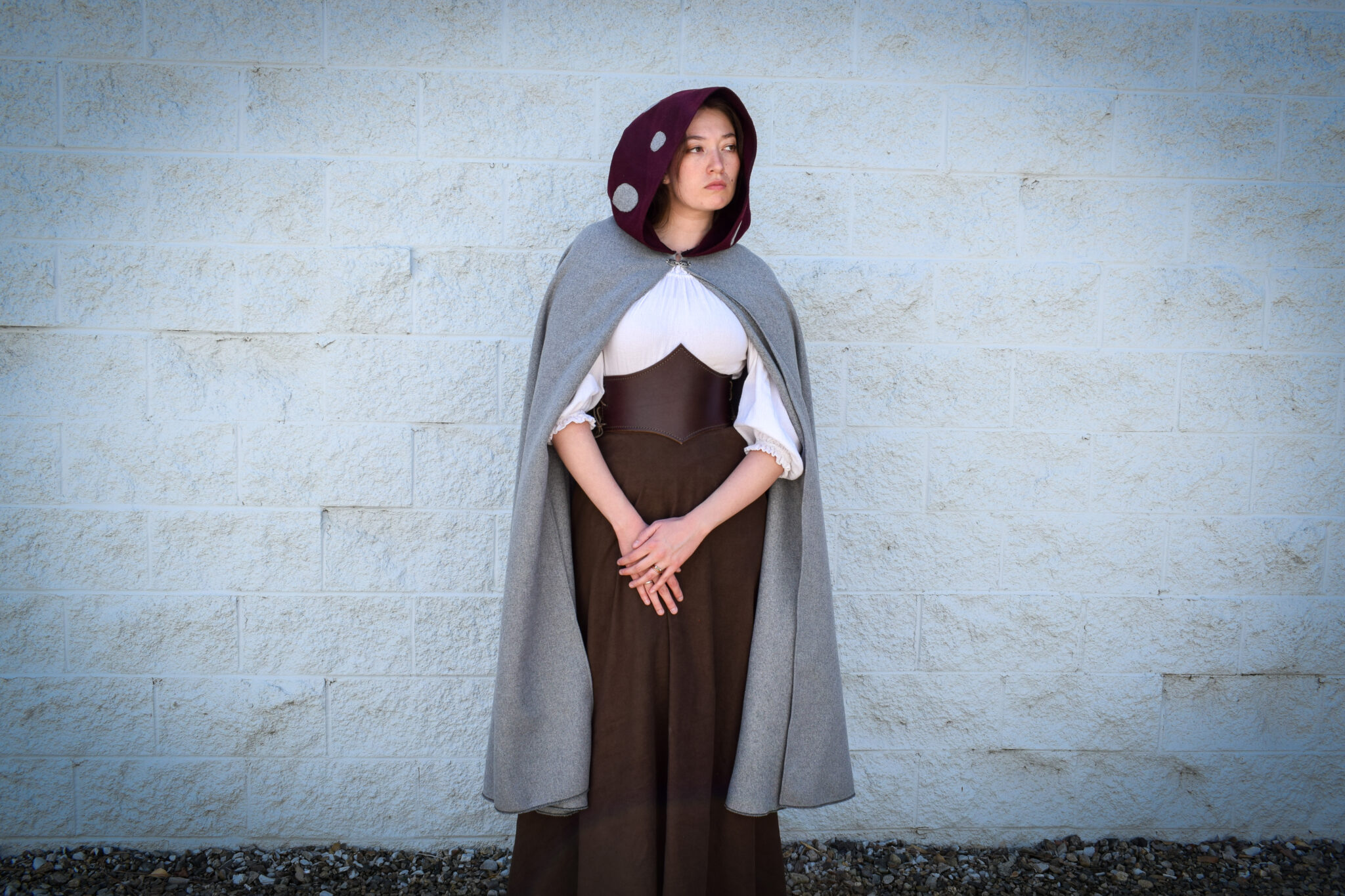 Wool Mushroom Hooded Cloak – Grommet's Leathercraft