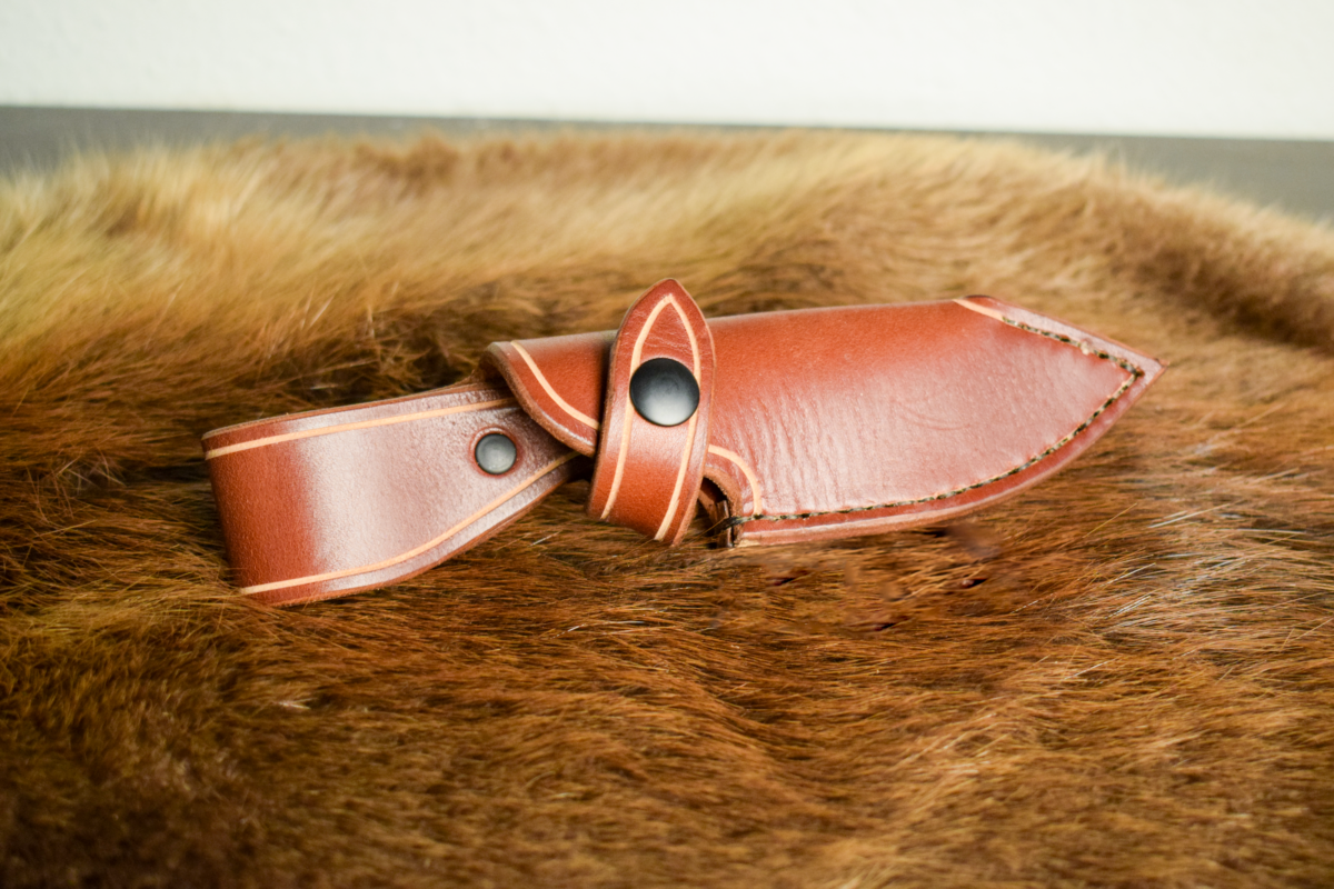 Handmade Leather Sheath for the Benchmade Mini Bushcrafter – Grommet's ...