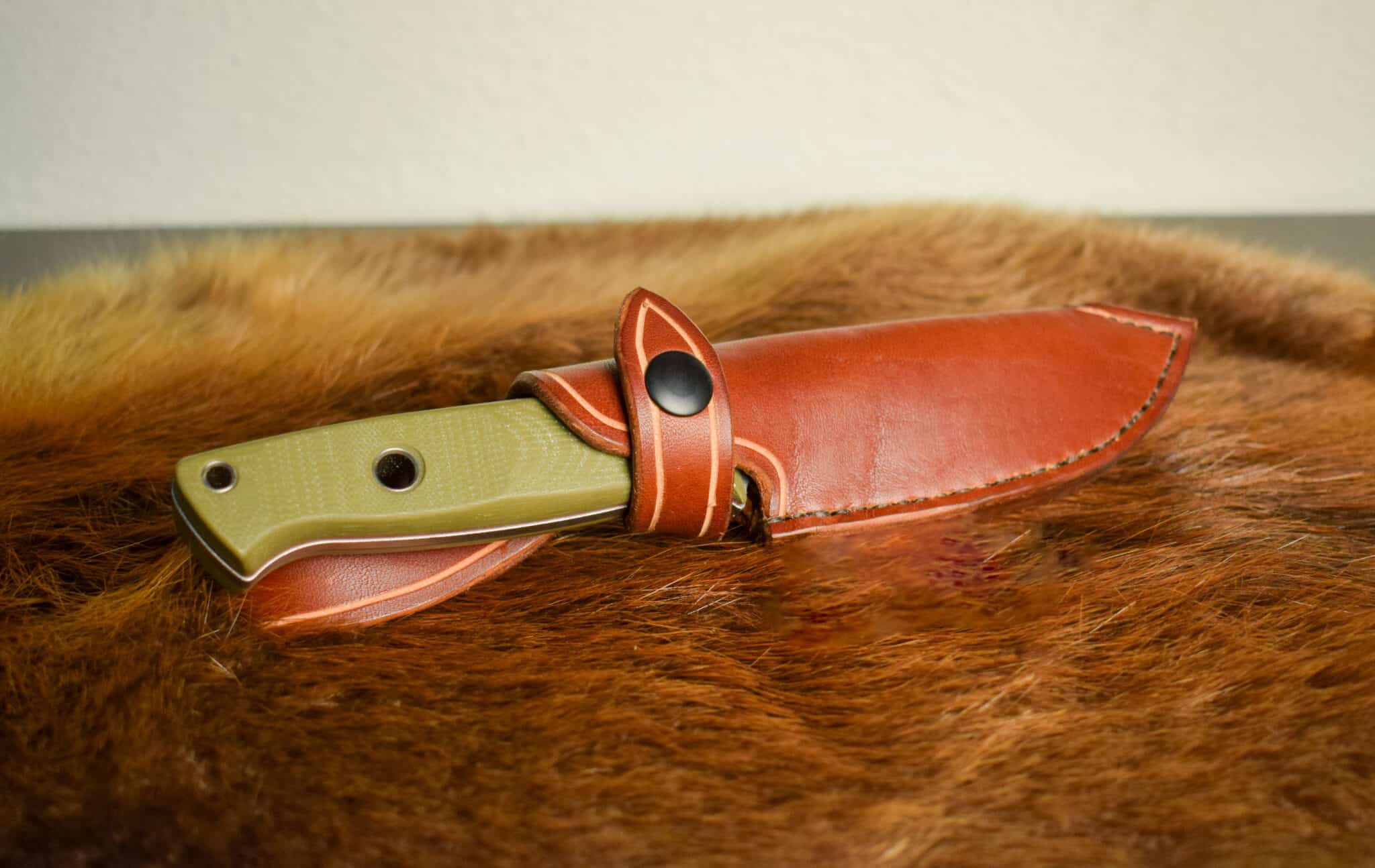 Handmade Leather Sheath for the Benchmade Mini Bushcrafter – Grommet's ...