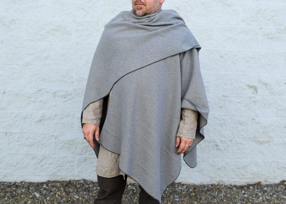 Wool Ruana Cloak – Grommet's Leathercraft