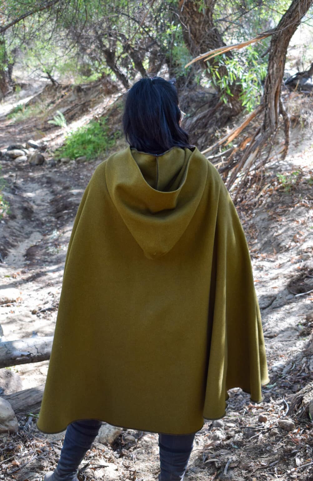 Wool Hooded Halfling Cloak – Grommet's Leathercraft